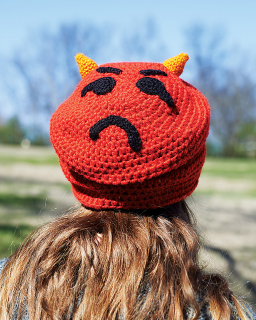 Ravelry: Surly Emoji Slouchie pattern by Charles Voth