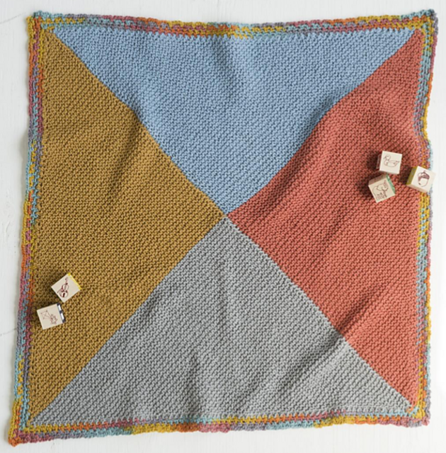 Ravelry: Colorblock Baby Blanket pattern by Stitch Assembly by KCYC