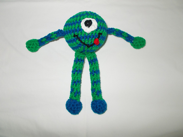 Ravelry: Striped Silly Round Monster pattern by Christine Johnson