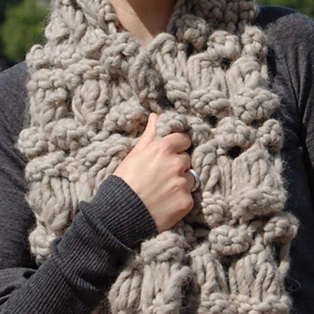 Ravelry: Sculptural Boa Scarf pattern by Gosia Dzik-Holden