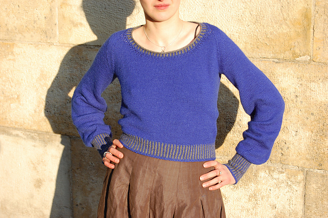 Ravelry: Bell-sleeved Alpaca Top pattern by Gosia Dzik-Holden