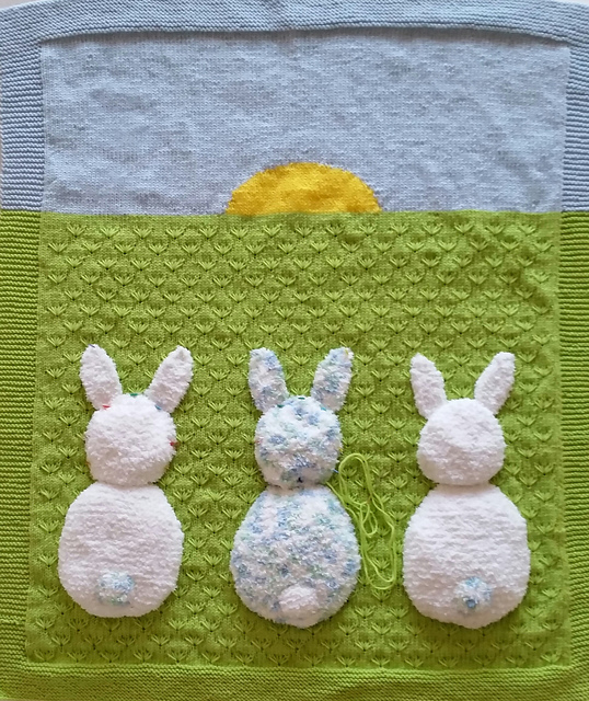 Ravelry: 4006 Baby Blankets and Bunny Rabbit Toy pattern by King Cole Ltd