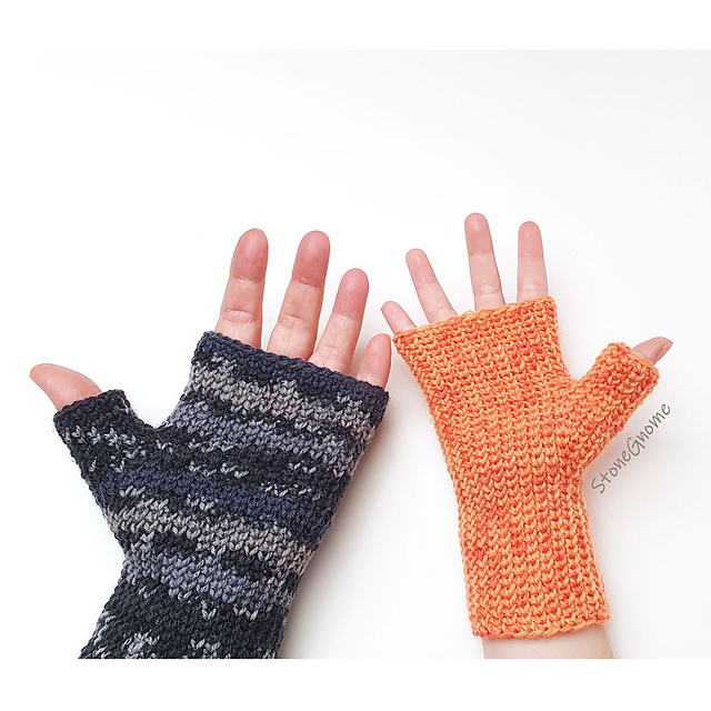 Ravelry: Half Mittens pattern by StoneGnome aka Heidi Eisner