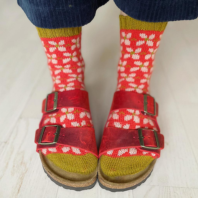 Ravelry: Whoops a Daisy socks pattern by Stone Knits