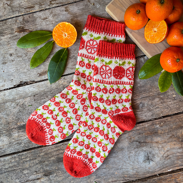 Ravelry: Vitamin C socks pattern by Stone Knits