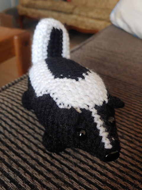 Ravelry: Skunk Beanimal pattern by Caitlynn Stone