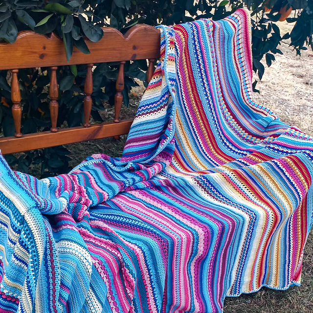 Ravelry: Temperature Blanket 365 Days of Mixed Stitches pattern by ...