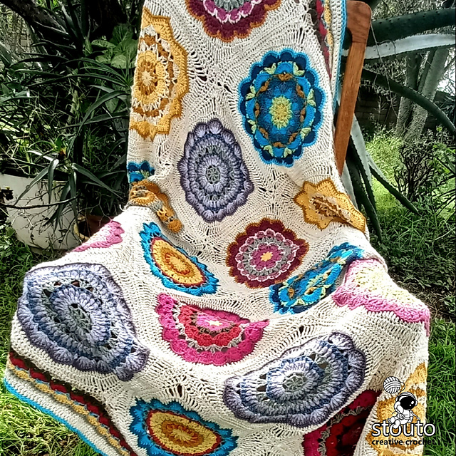 Ravelry: Flower Bouquet Squares pattern by Stouto Creative Crochet