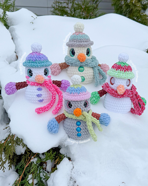 Ravelry: Skye the Snowman pattern by Straightup Handmade