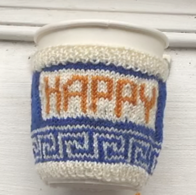 Ravelry: Anthora Cup Cozy pattern by Straphangers Lounge