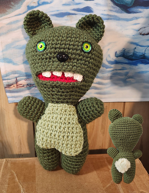Ravelry: Fugly Monsters Version 1 Fritz pattern by StringsandThingsByJoyce