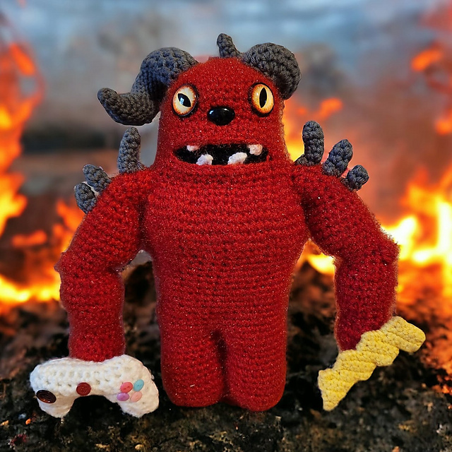 Ravelry: Fugly Monsters V6 Horace pattern by StringsandThingsByJoyce