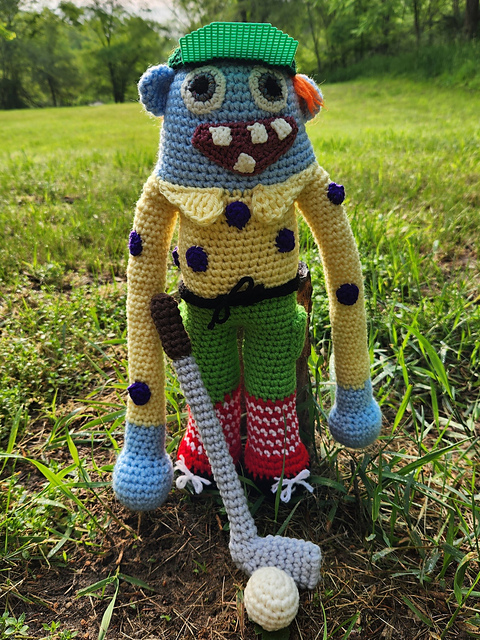 Ravelry: Golf Guy Thai Fugly Monster pattern by StringsandThingsByJoyce