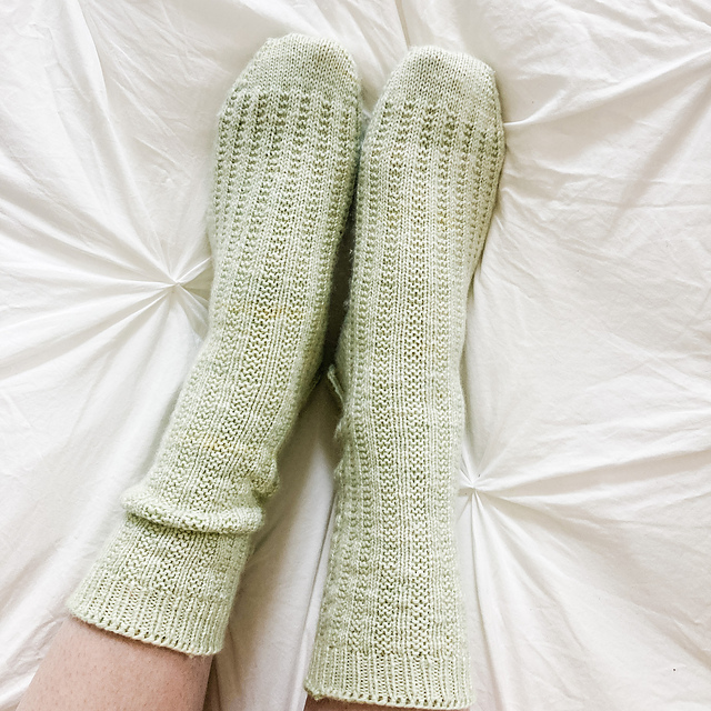 Ravelry: Springtime Sprout Socks pattern by Ashley Ratnam