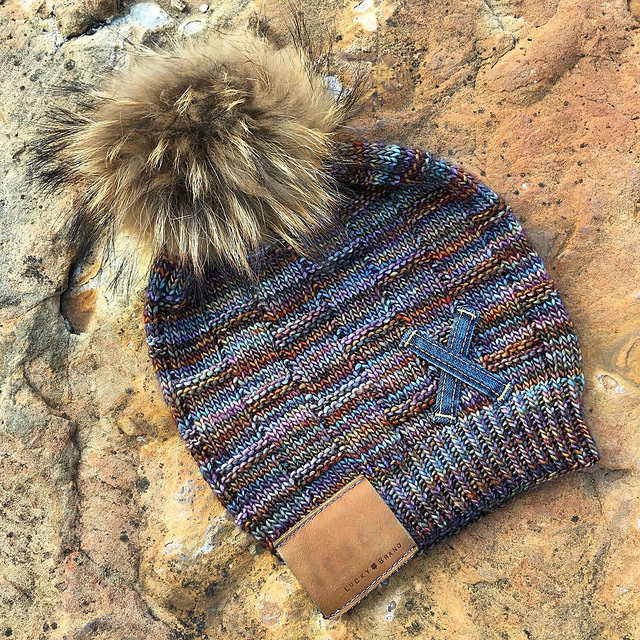 Ravelry: Sasha Knit+Denim Hat pattern by Alexandra Davidoff