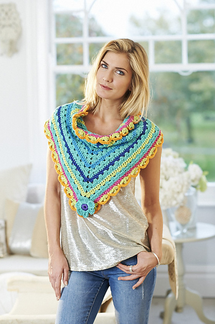 Ravelry: Malabar Shawl pattern by Stylecraft Yarns