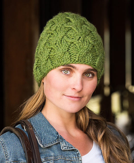 Ravelry: Crossover Cable Hat #706 pattern by Sue McCain