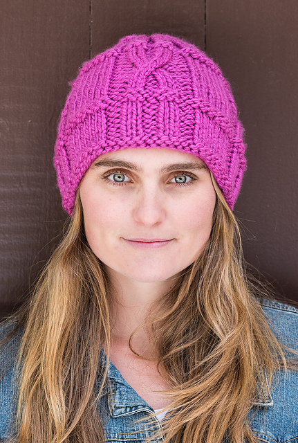 Ravelry: Ridged Cable Hat #709 pattern by Sue McCain