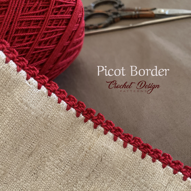 Ravelry: Picot border pattern by Sue Smith
