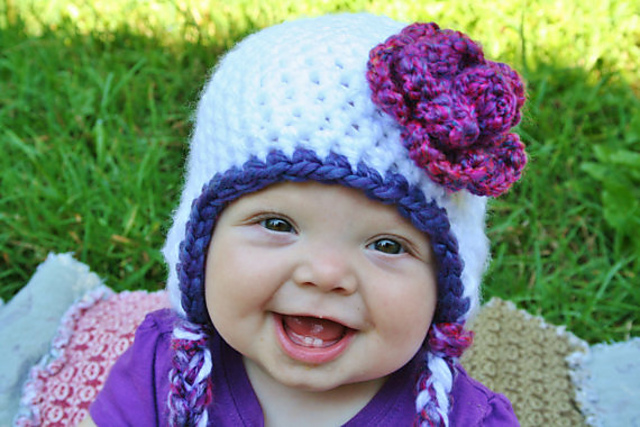Ravelry: Flower Me Beanie pattern by Dezarae Earl