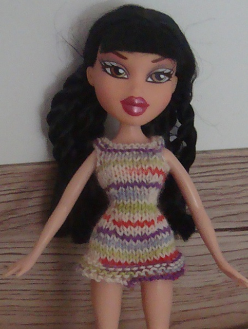 Ravelry: Garter yoke dress for old body Bratz dolls pattern by Sultana ...