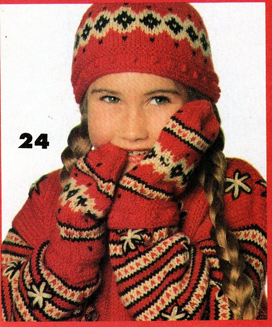 Ravelry: #24 Juliet Cap and Mittens pattern by Gayle Bunn