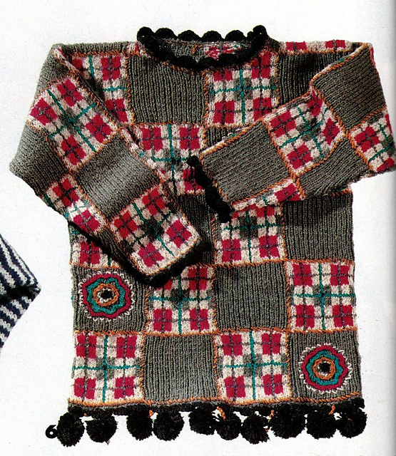Ravelry: #6 Patchwork and Plaid Sweater pattern by Lewis and Lewis