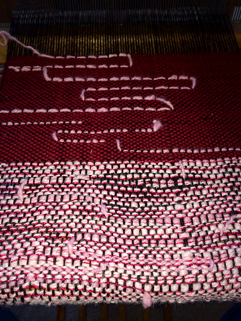 Ravelry: SundownAlpacas' Saori weaving