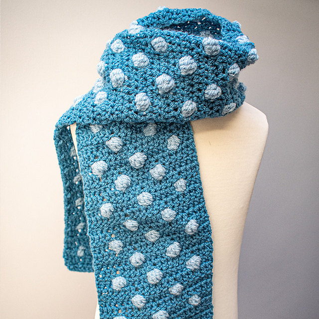 Ravelry: Child's Funky Bobble Scarf pattern by Sunflower Cottage Crochet