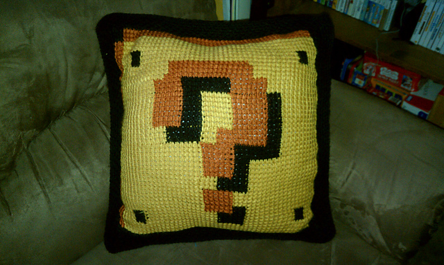 Ravelry: Question Block Square (Super Mario/Nintendo) pattern by Karin Whit