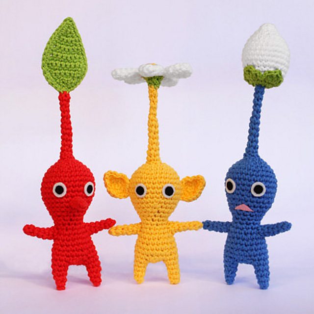 Ravelry: Pikmin pattern by Annie Johansson