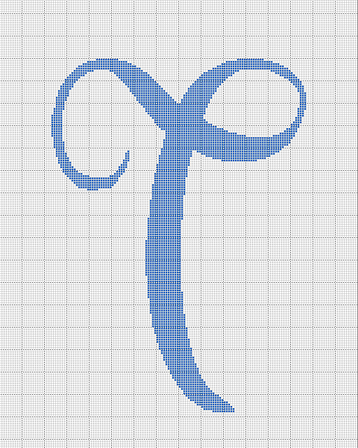 Ravelry: Monogram T Blanket pattern by Karin Whit