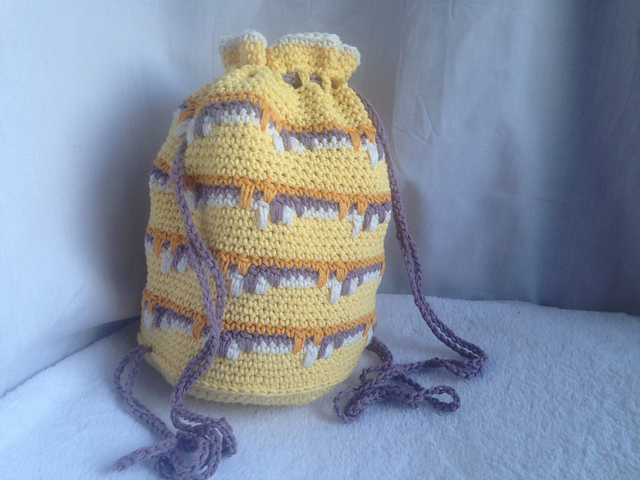 Ravelry: Chemo Laundry Backpack pattern by Ellen Elizabeth