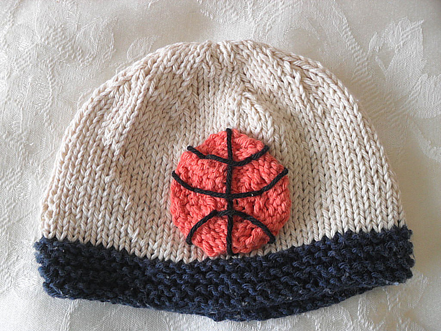 Ravelry: Basketball Baby Hat pattern by Susan Gardner