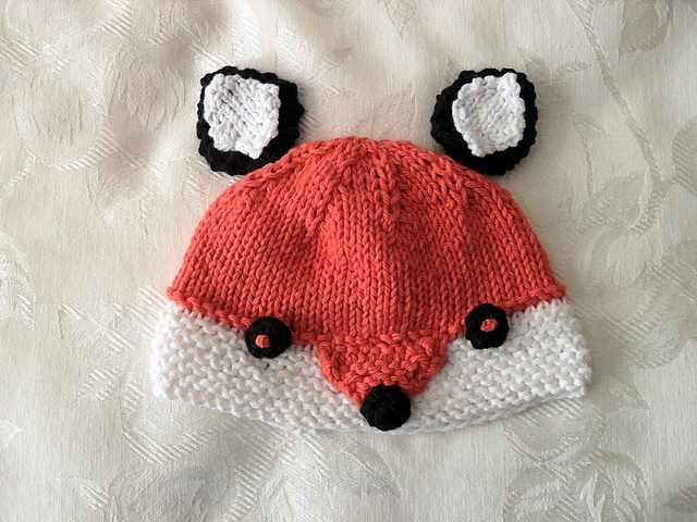 Ravelry: Baby Fox Knitted Hat pattern by Susan Gardner
