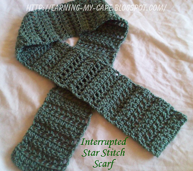 Ravelry: Interrupted Star Stitch Scarf pattern by Susie Oui Crochet