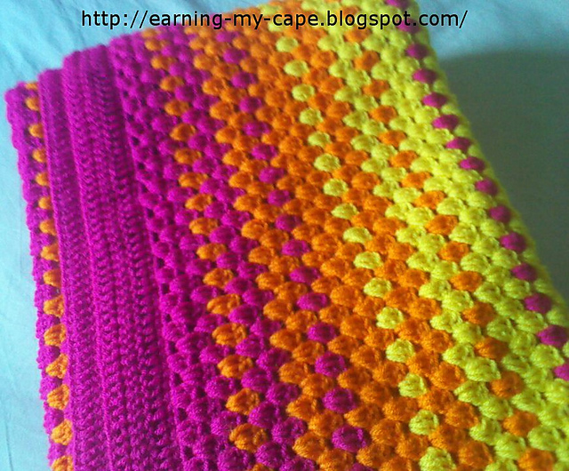 Ravelry: Granny Stripes Color-Burst Blanket pattern by Susie Oui Crochet