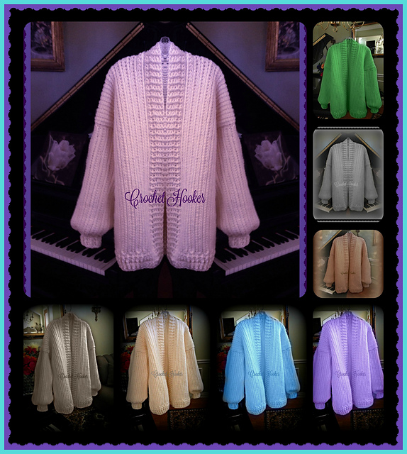 Ravelry: The “Kelly” Chunky Oversized Cardi pattern by Silvia Kimbrough ...
