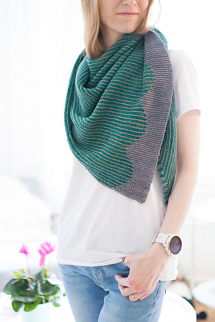 Ravelry: Short Row Scallops pattern by SuviKnits