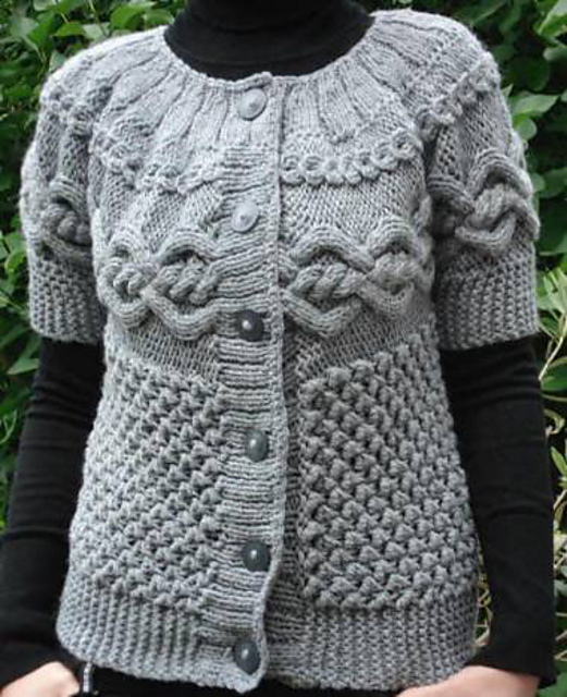 Ravelry: Chinese Cable Cardigan pattern by Jessica Tromp