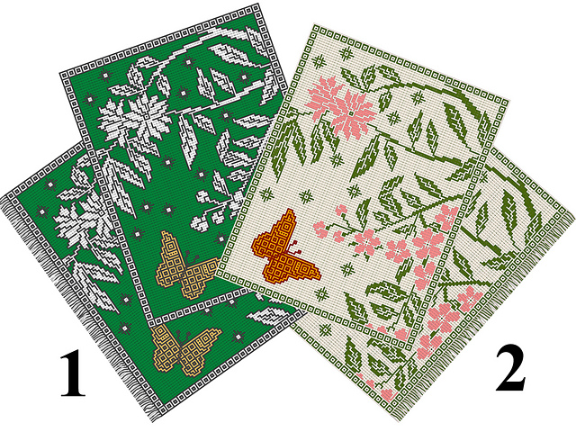 Ravelry: Flowers and Butterflies (small) pattern by Svetlana Rogatykh