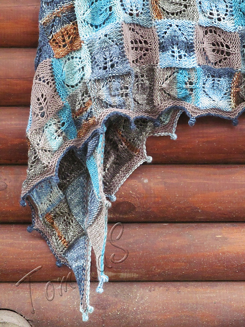 Ravelry: SvetlanaTomina's Denim shawl