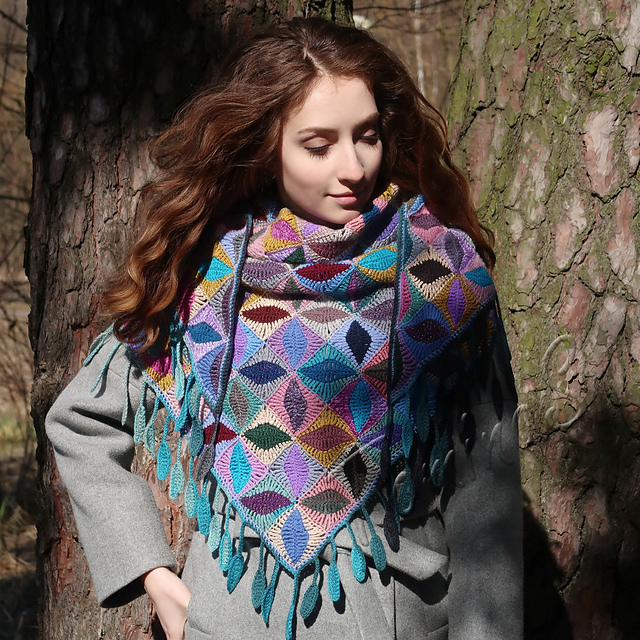 Ravelry: SvetlanaTomina's Botaniсal shawl