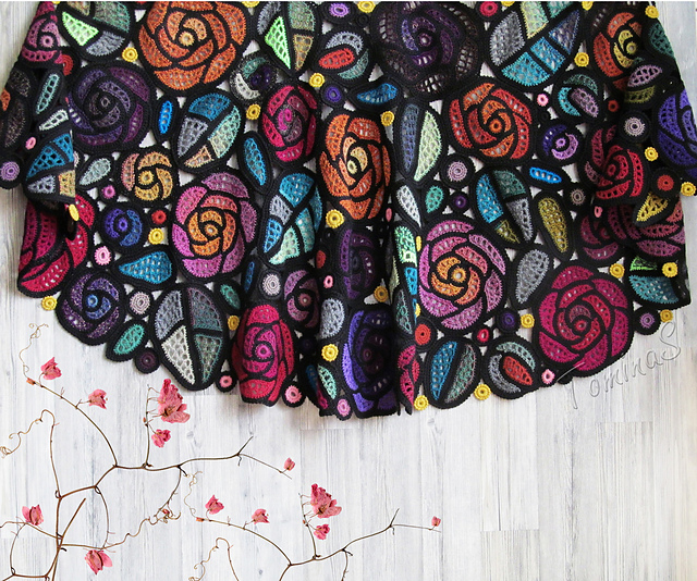 Ravelry: SvetlanaTomina's Rose queen shawl