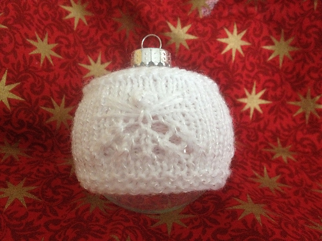 Ravelry: Knitted Angel Ornament Sleeve pattern by Carol McIlhenny