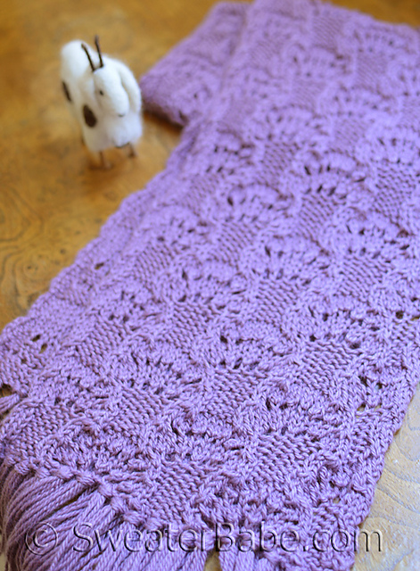 Ravelry: #83 Luscious Lace Scarf pattern by SweaterBabe