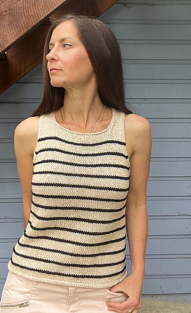 Ravelry: Perfect Striped Tank pattern by SweaterFreak