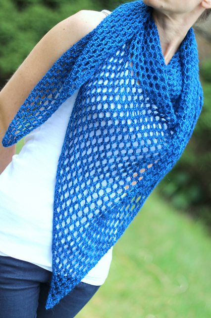 Ravelry: For You Blue Shawl pattern by SweaterFreak