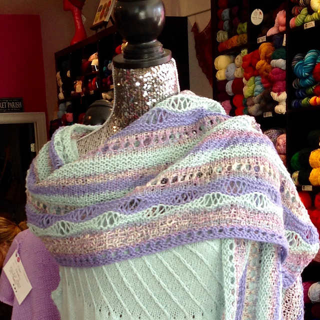 Ravelry: Sweeneybird's Stitch Sampler Shawl