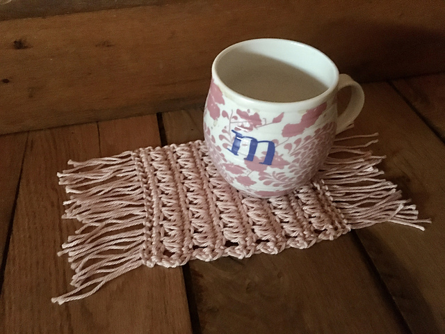 Ravelry: Carys Mug Rug pattern by Jessica McMonagle
